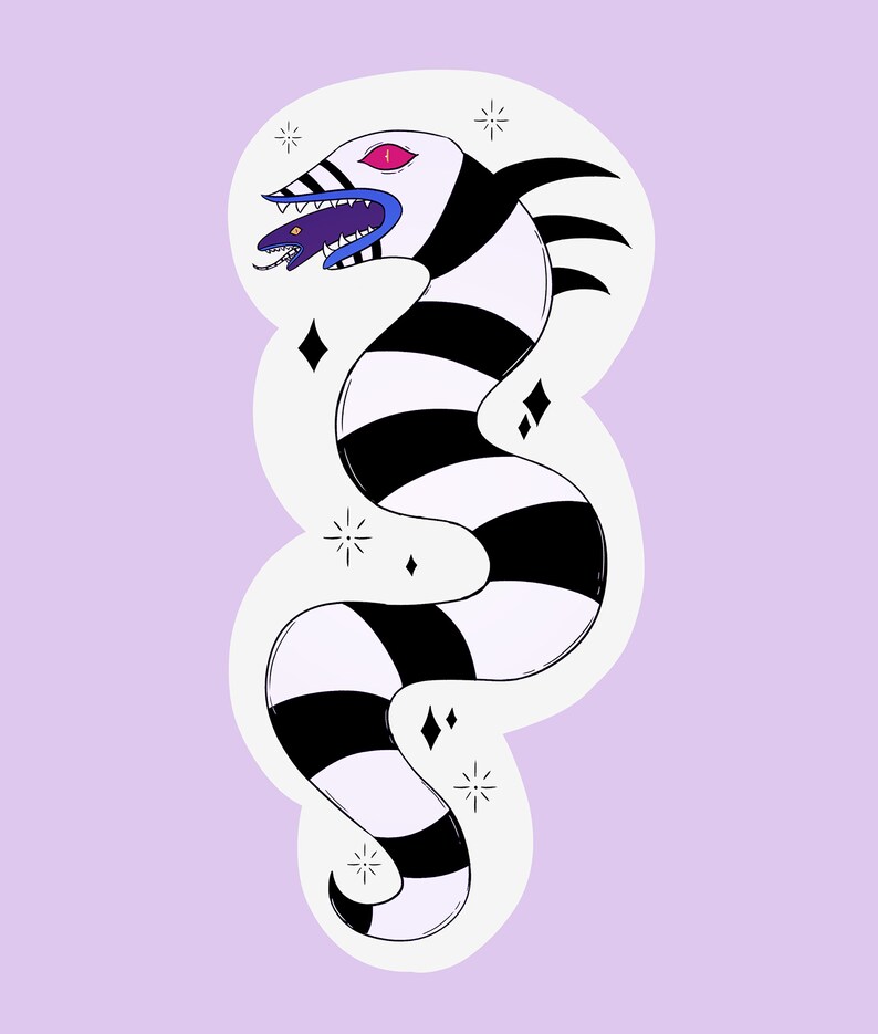 Beetlejuice Sticker Sheet - Etsy