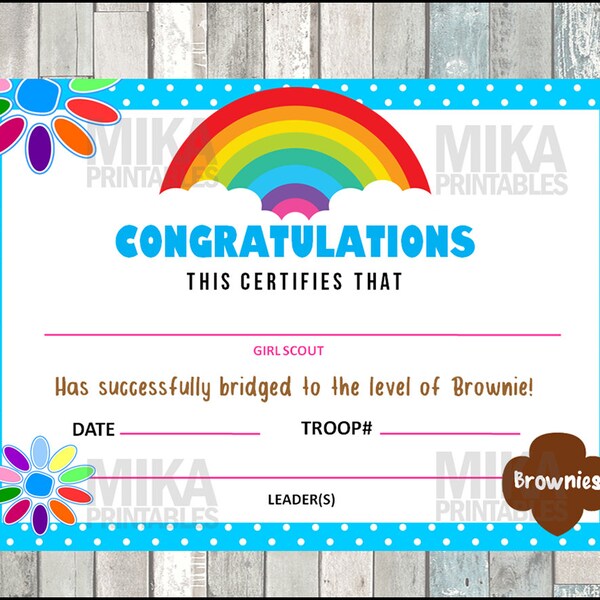 Bridging Certificate - Etsy