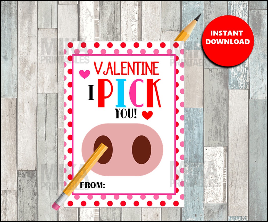 Nose Picking Valentine's Day Cards, Funny Valentine Cards, Printable ...