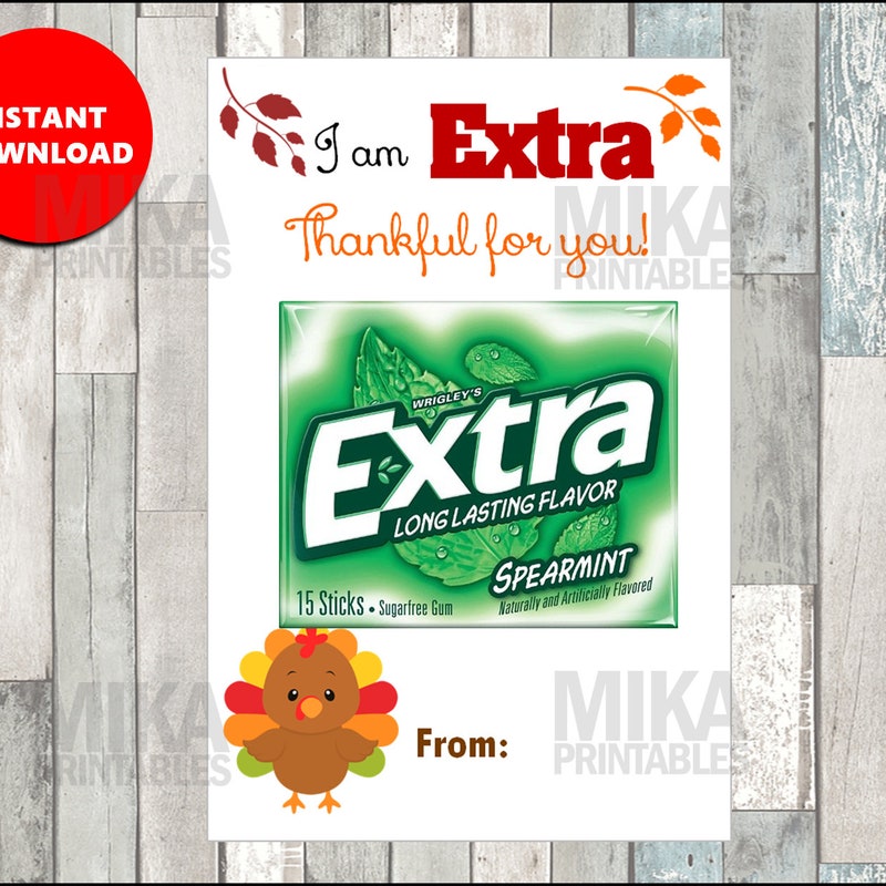 Gum Thank You - Etsy