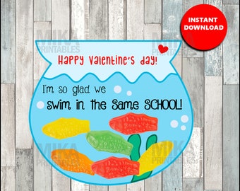 Fish Bowl Valentine | Etsy