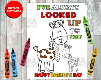 INSTANT DOWNLOAD Mother's Day Card Coloring page printable