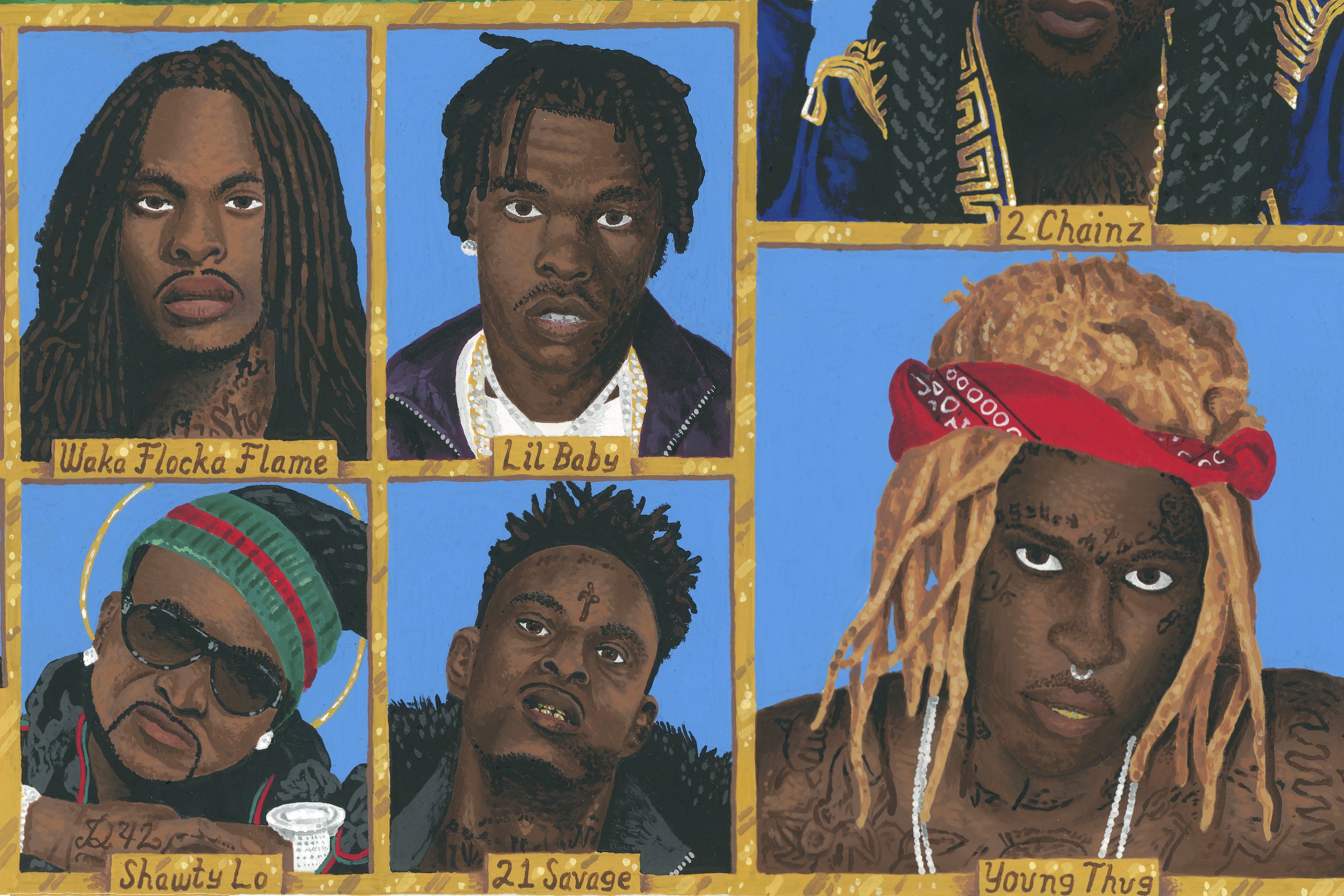 Atlanta Rap Map - Etsy