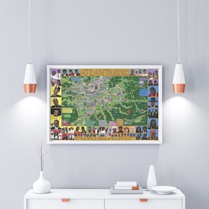 Atlanta Rap Map - Etsy