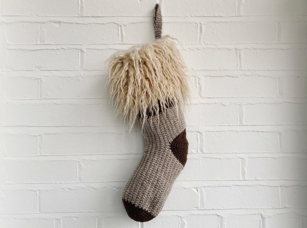 Handcrafted Crochet Christmas Stocking | Ready to Ship | Yule Yuletide ...