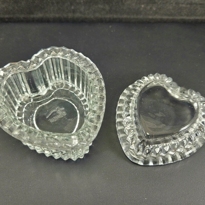 Glass Heart Box - Etsy