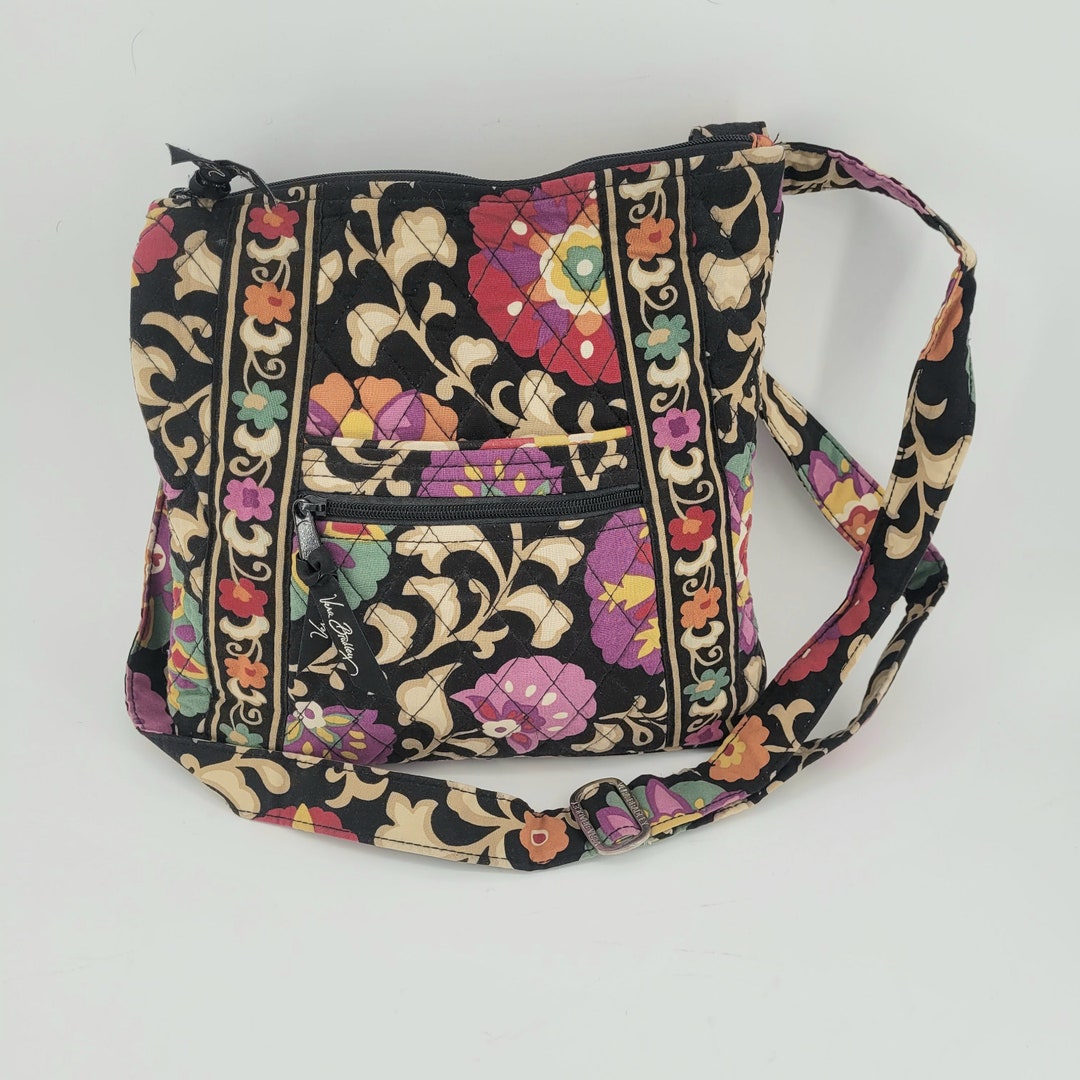 Vera Bradley Crossbody Purse Hipster Bag 11w X 11h X 2d Suzani Retired