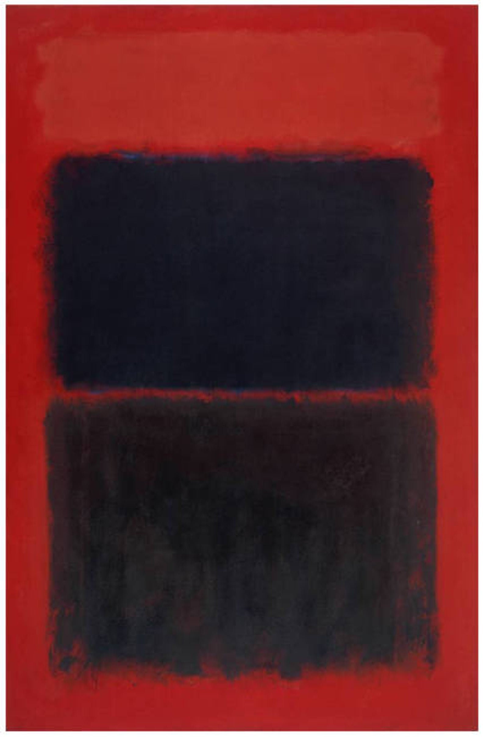 MARK ROTHKO 'light Red Over Black' Original Hand Printed Screenprint ...