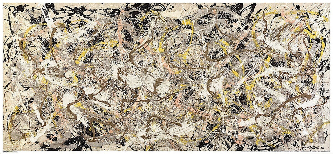 JACKSON POLLOCK - 'number 27' - Vintage Original Poster - C1987 - Large ...