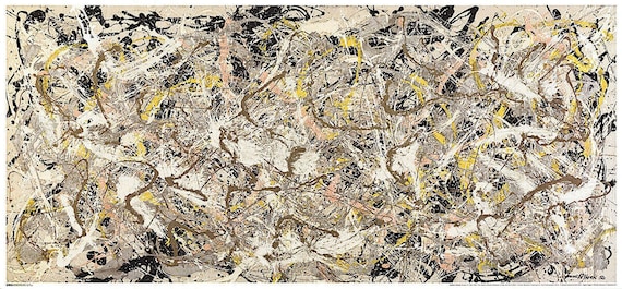 JACKSON POLLOCK 'number 27' Vintage Original - Etsy
