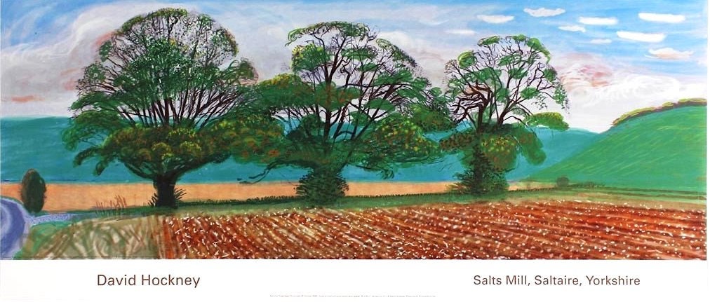 DAVID HOCKNEY - 'autumn Trees...' - Original Exhibition Poster - Large ...