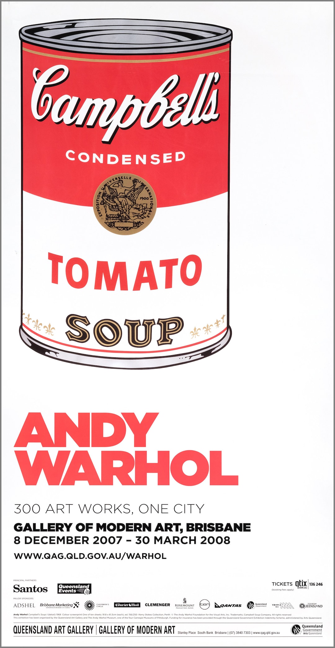 ANDY WARHOL - 'tomato Soup' - Original Exhibition Poster - Extremely ...