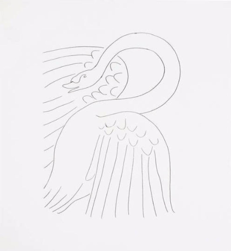 HENRI MATISSE 'the Swan' Rare Etching on Wove | Etsy