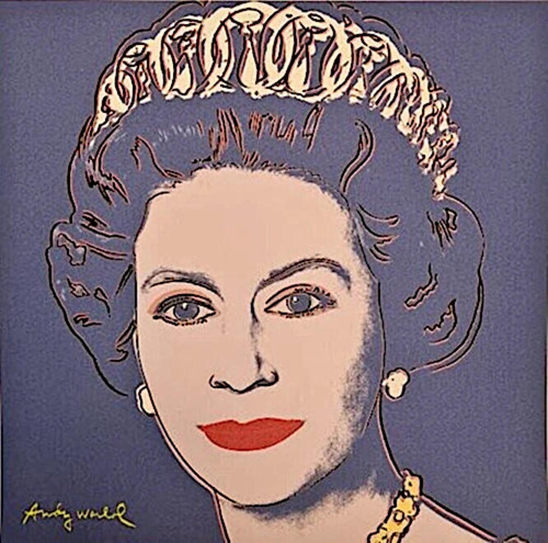 ANDY WARHOL - 'queen Elizabeth II' - Hand Numbered Lithograph - C2003 ...