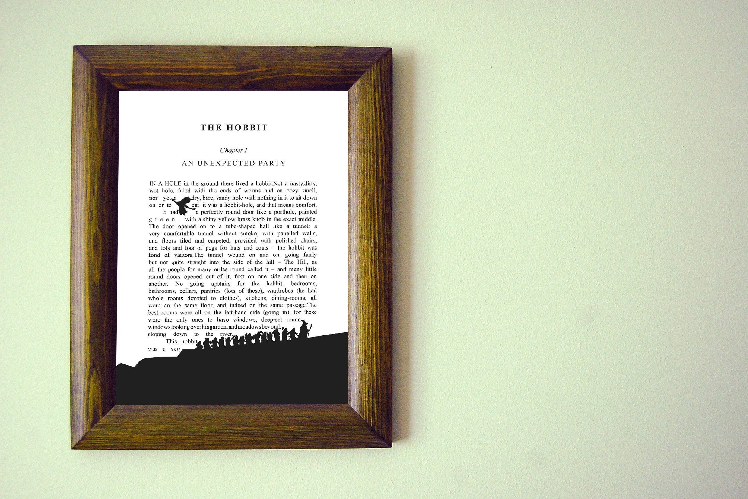 Poster the Hobbit Chapter 1 A4 Digital File - Etsy