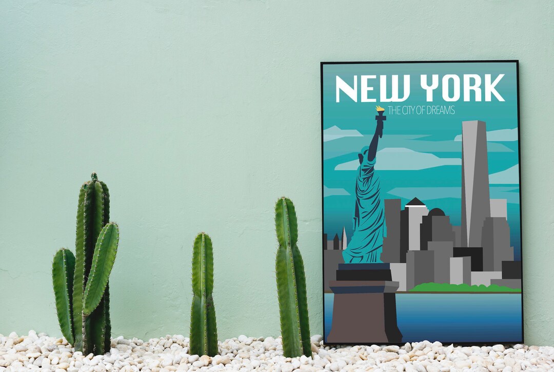 Poster - New York - A4 - Digital File - Etsy