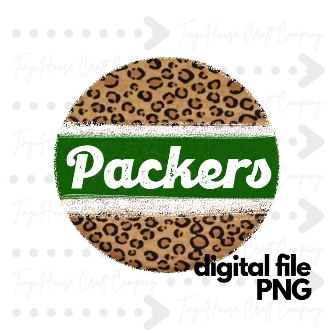 Packers Animal Print PNG Download Printable Sublimation Heat Transfer ...