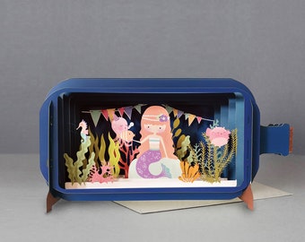 Octopus Pop up Card - Etsy