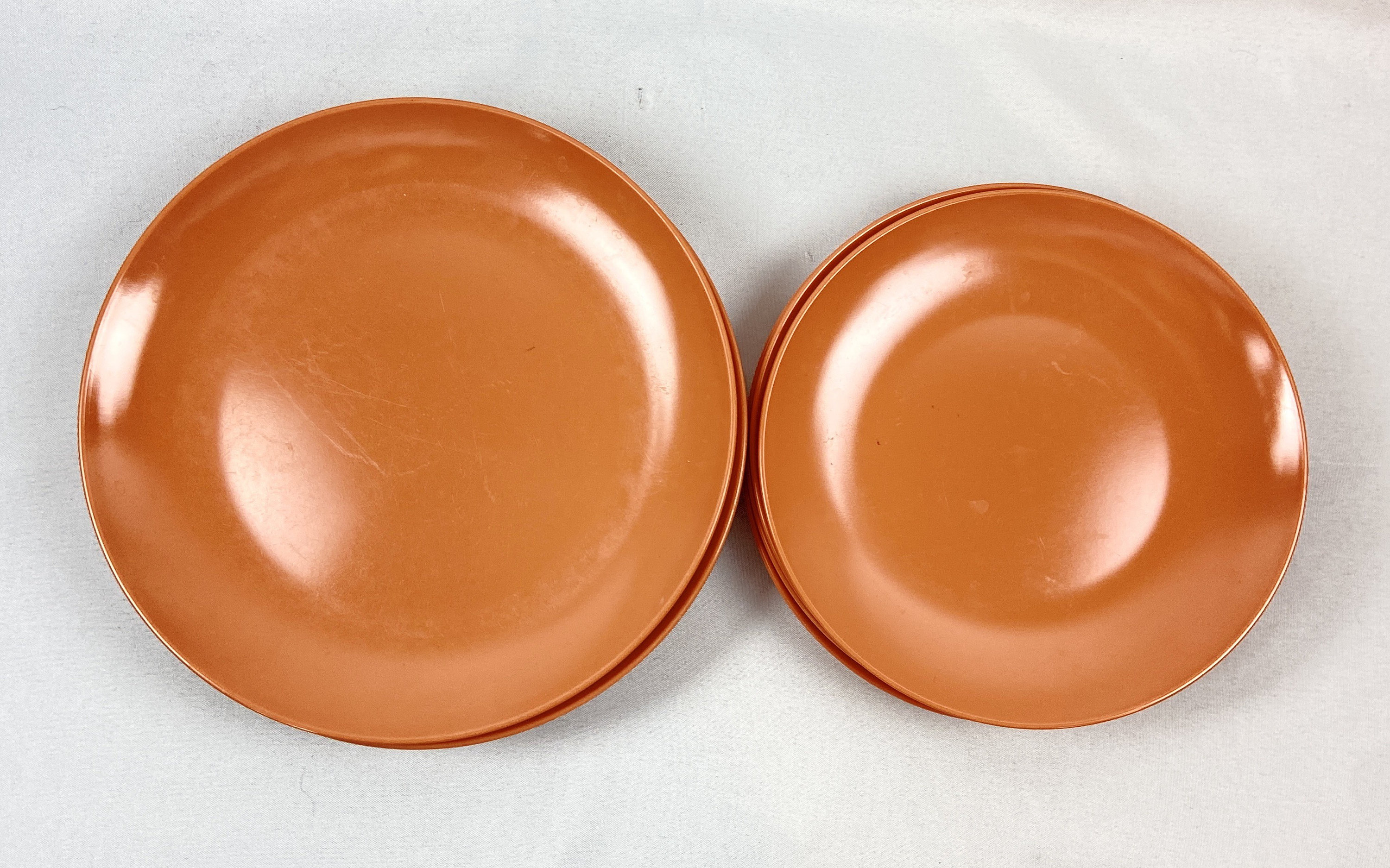 Vintage Oneida Melamine Dinnerware Set Orange Autumn Leaves - 34 Pieces ...