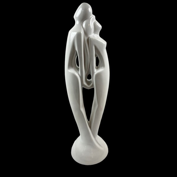 Art Deco Man and Woman Statue - Etsy