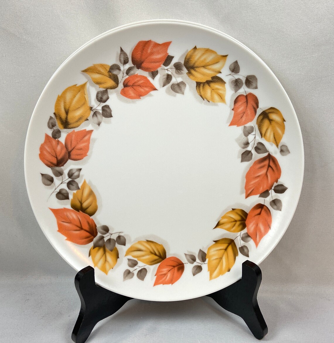 Vintage Oneida Melamine Dinnerware Set Orange Autumn Leaves - Etsy