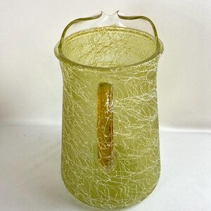 Vintage Color Craft Spaghetti String Pitcher and Tumblers Set Glasses ...