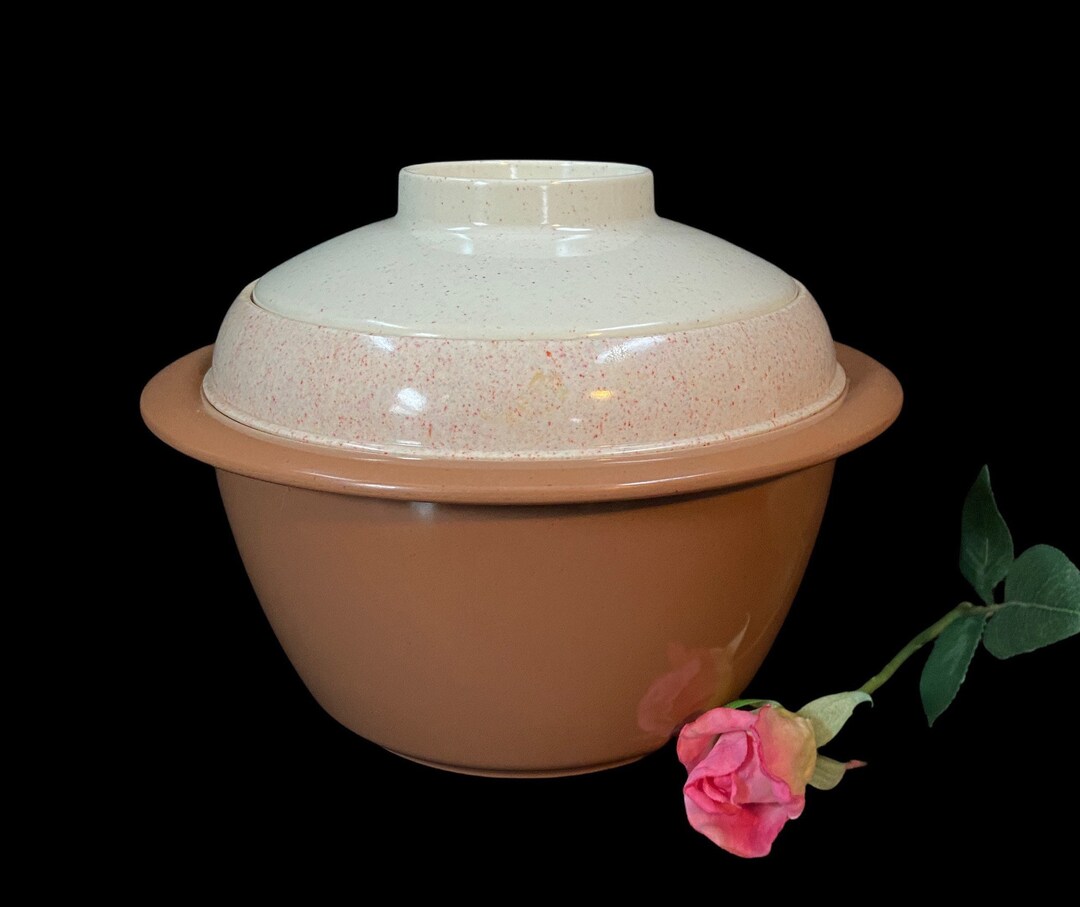 Vintage Kenro Holiday Mid Century Melamine 3-piece Ice Bucket Speckle ...