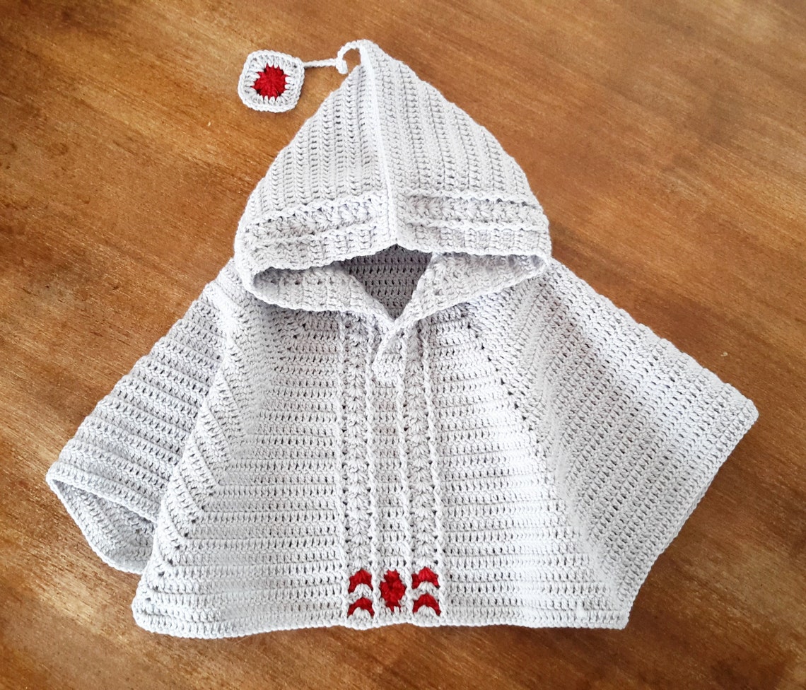 Patron de poncho au crochet pour bébé, layette crochet en français ...