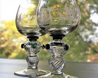 German Crystal Glasses | Etsy