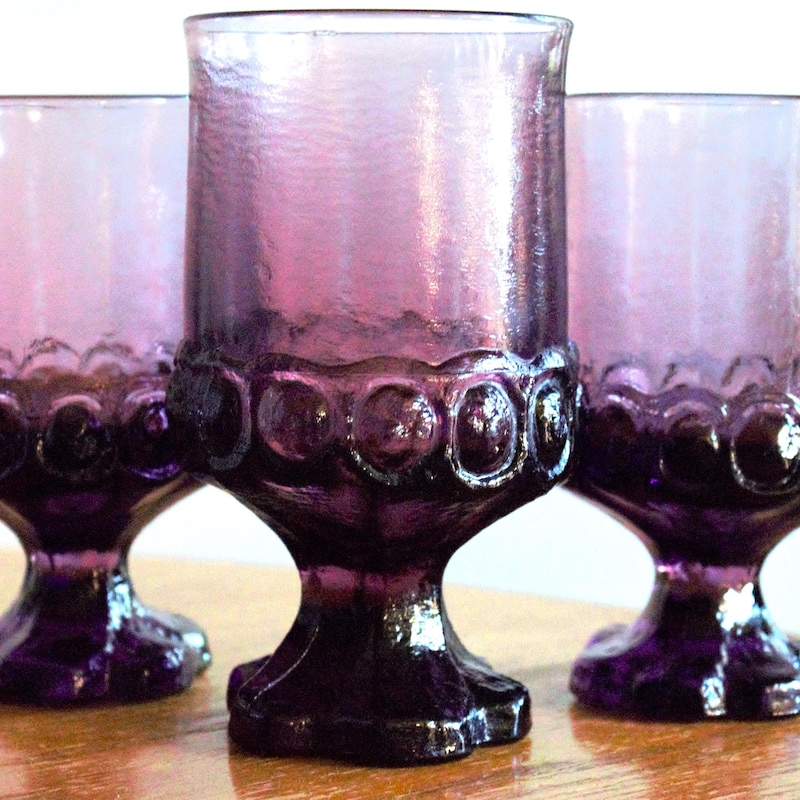 Vintage Purple Glass - Etsy