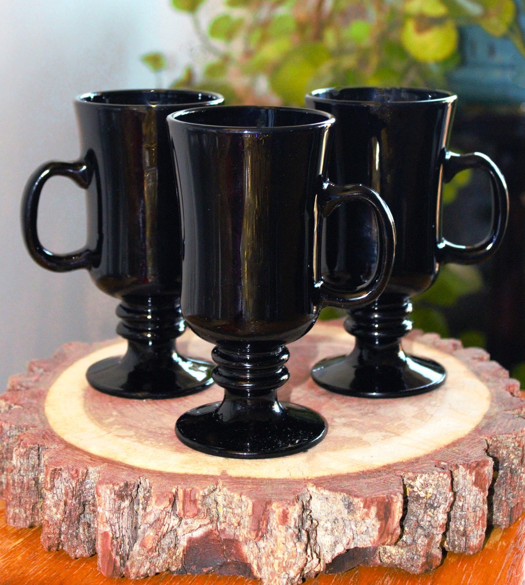 Matte Black Coffee Mug Set - 3pc Modern Black Decor - Etsy