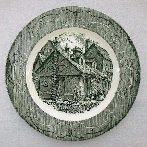 Green Transferware - Etsy