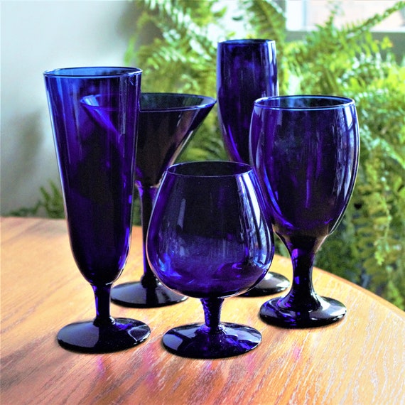 Cobalt Glassware