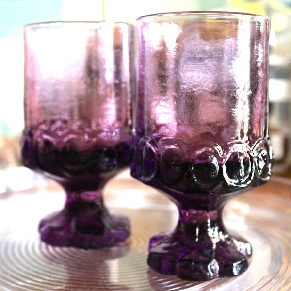 Vintage Purple Glass - Etsy