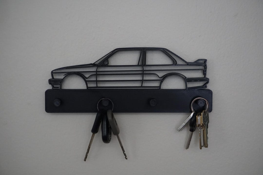 BMW E30 Keyholder – 3D Printed Wall Mount Key Rack | Classic Car Garage ...