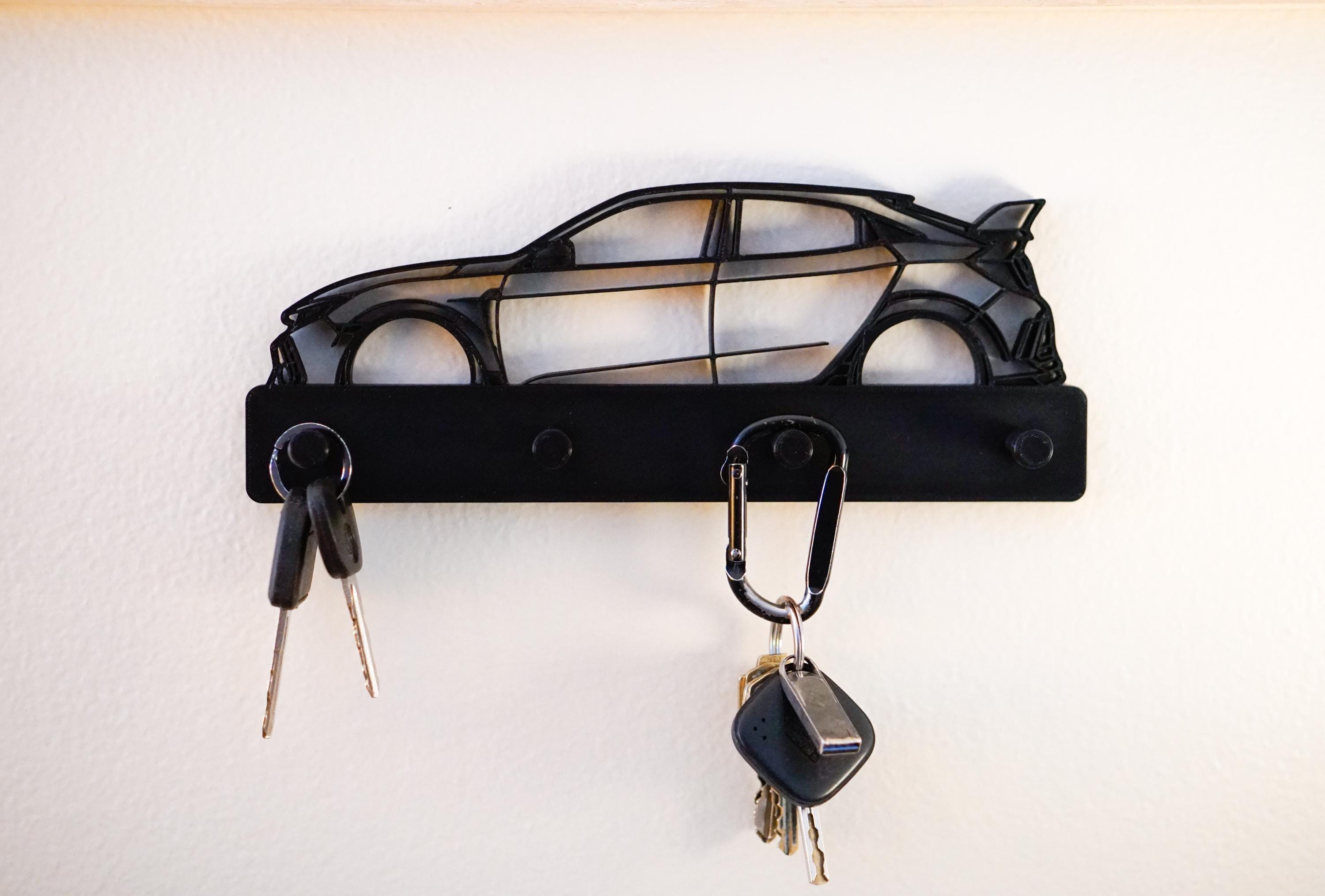 Civic Type R (9th Gen) Keyholder: 3D Printed Wall Mount Keyrack - Etsy