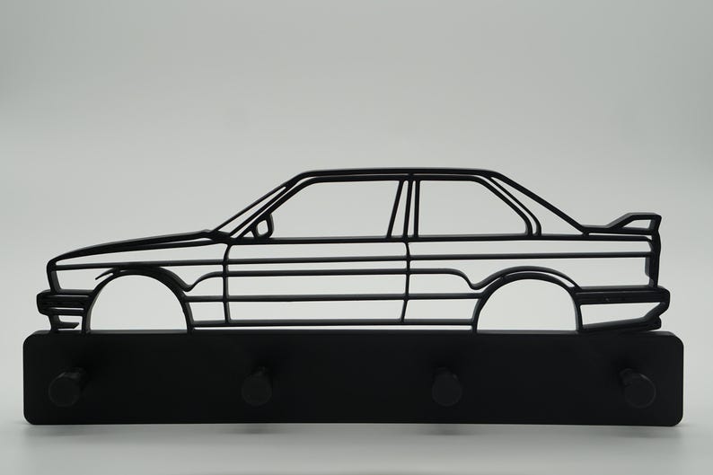 BMW E30 Keyholder – 3D Printed Wall Mount Key Rack | Classic Car Garage ...