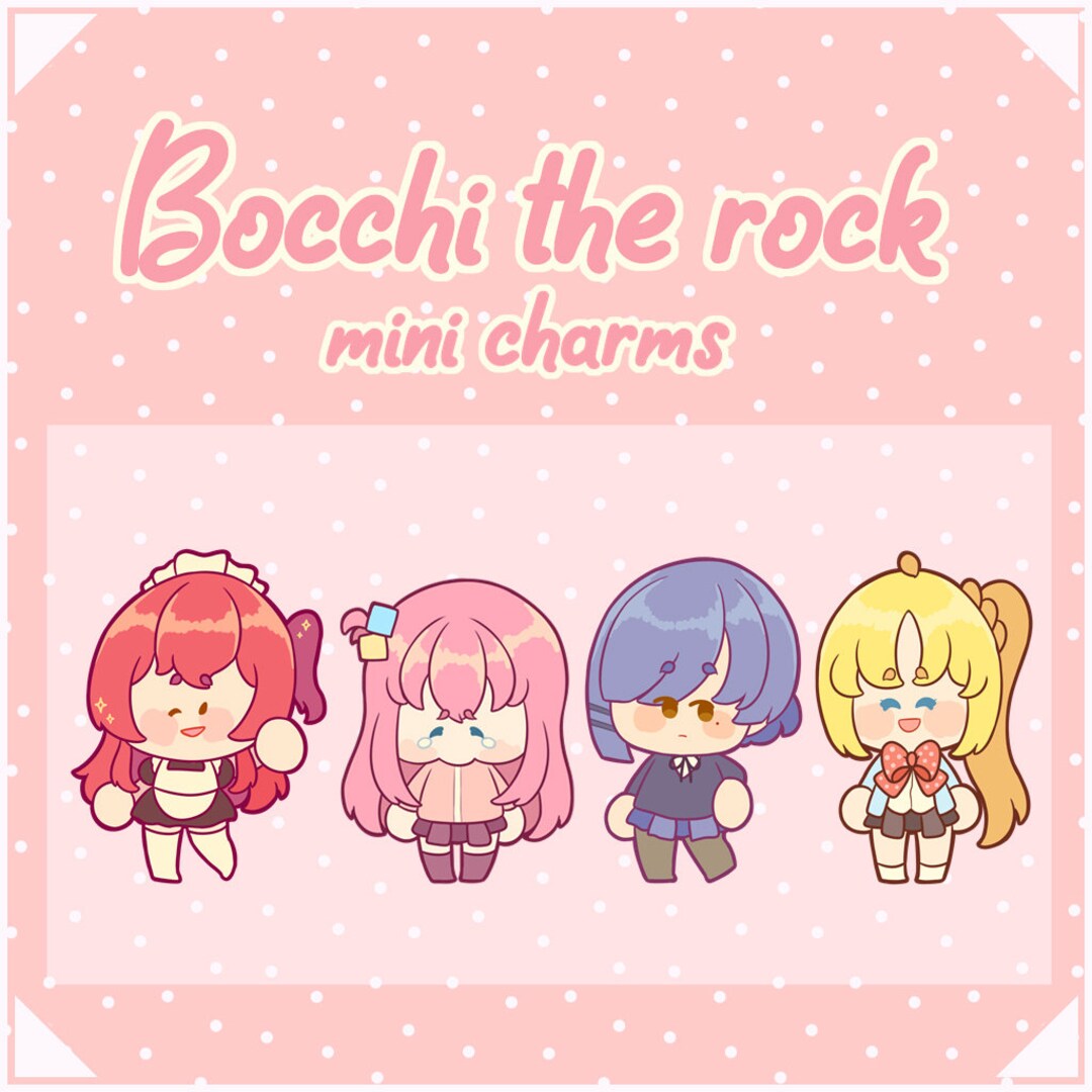 Bocchi the Rock Mini Charms - Etsy