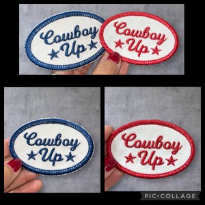 Cowboy up Iron on Patch - Etsy