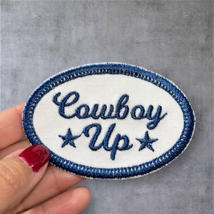 Cowboy up Iron on Patch - Etsy