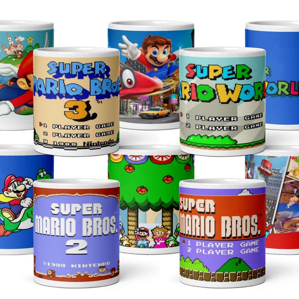 Super Mario Bros Coffee Mug - Etsy