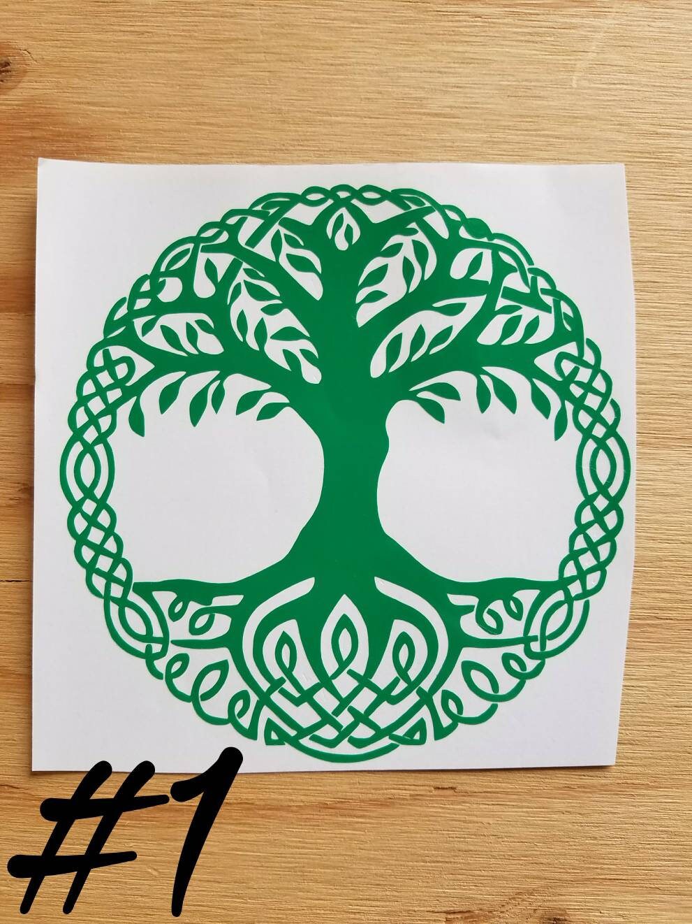 Celtic Tree of Life St Patrick's Day Irish Knotwork Vinyl - Etsy España