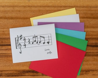Love Note Letterpress Card - Etsy