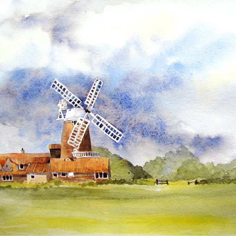 Norfolk Watercolour Painting - Etsy UK