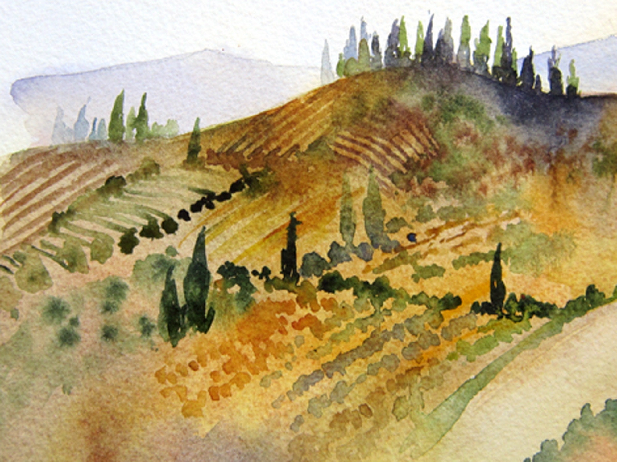 Instant Download Printable Step by Step Watercolour Painting Tutorial ...