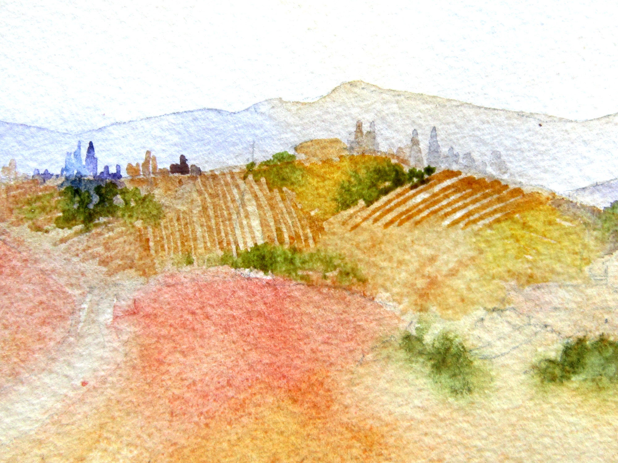 Instant Download Printable Step by Step Watercolour Painting Tutorial ...