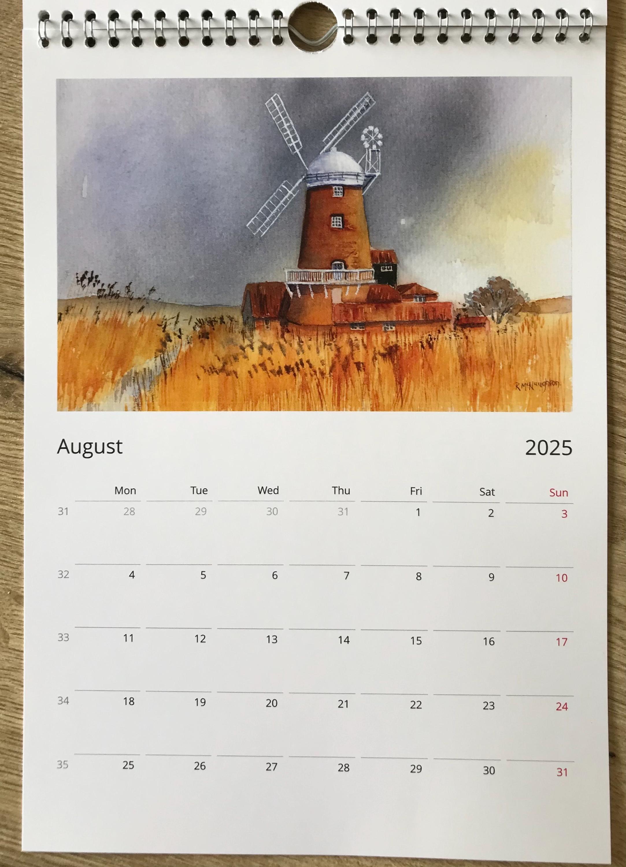 Calendar 2025 Watercolour Painting Landscape Art Calendar - Etsy