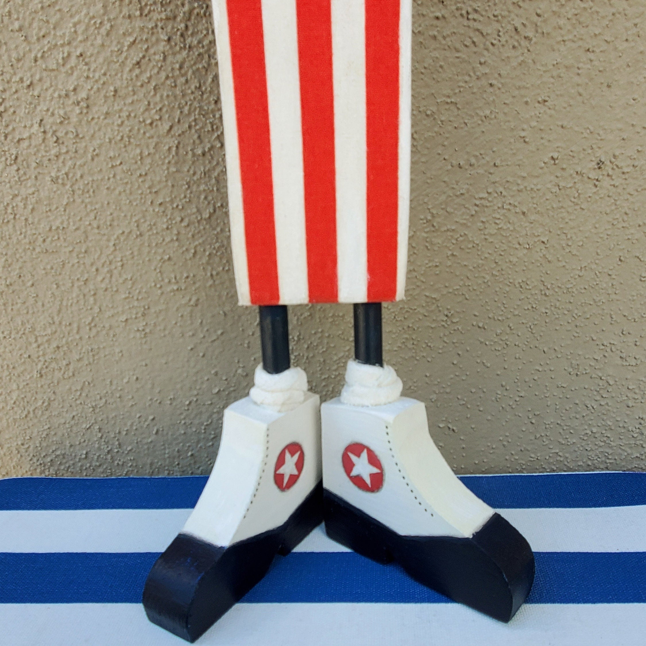Wooden Folk Art Collectible Patriotic Uncle Sam/americana - Etsy