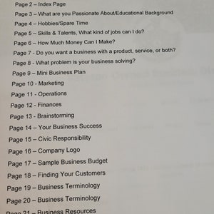 Mini Business Plan Guide - Brainstorming Session to Help You Formulate ...