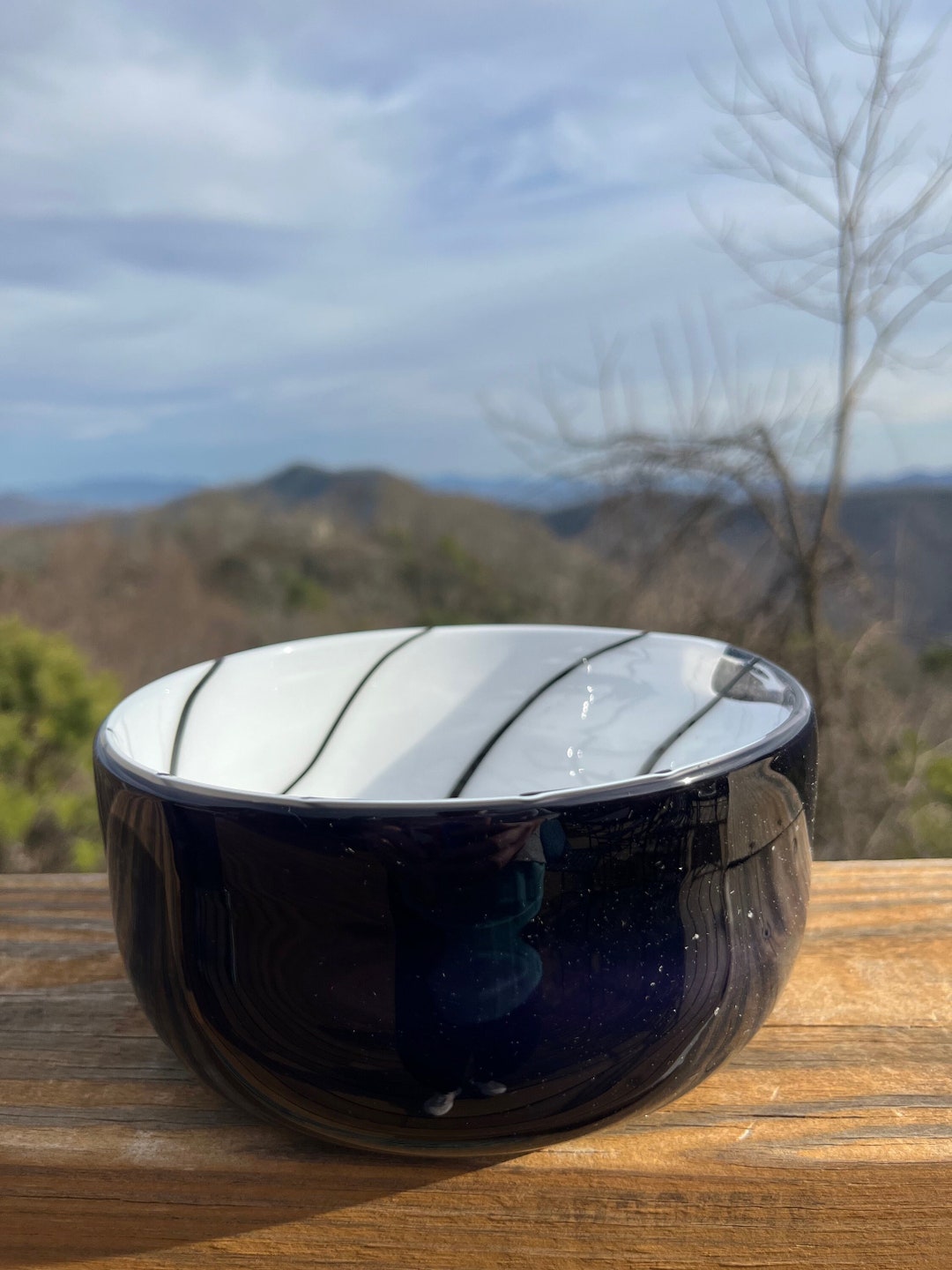 Purple Inside Out/scribble Bowl - Etsy